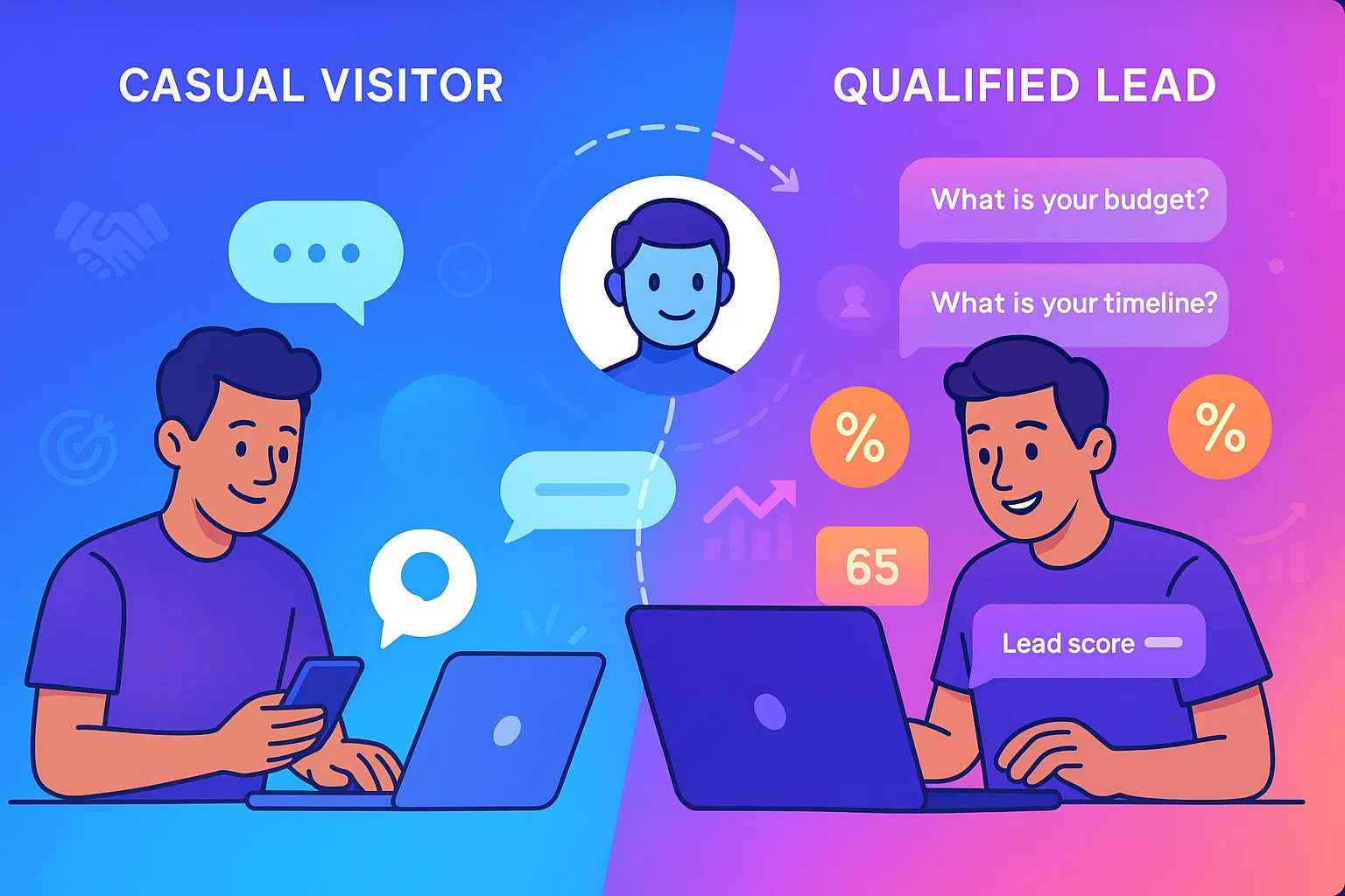 Smart Lead Qualification How Our Ai Chatbot Converts 40 More Visitors